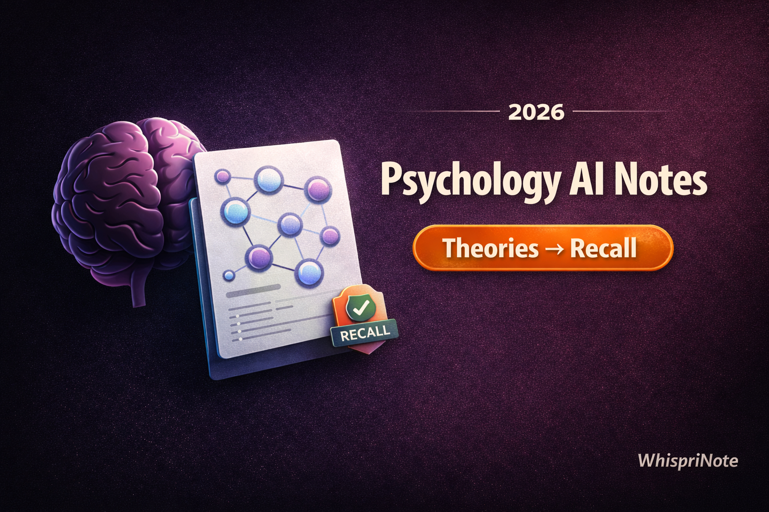 Whisprinote | AI lecture note taker, Transcription & study notes