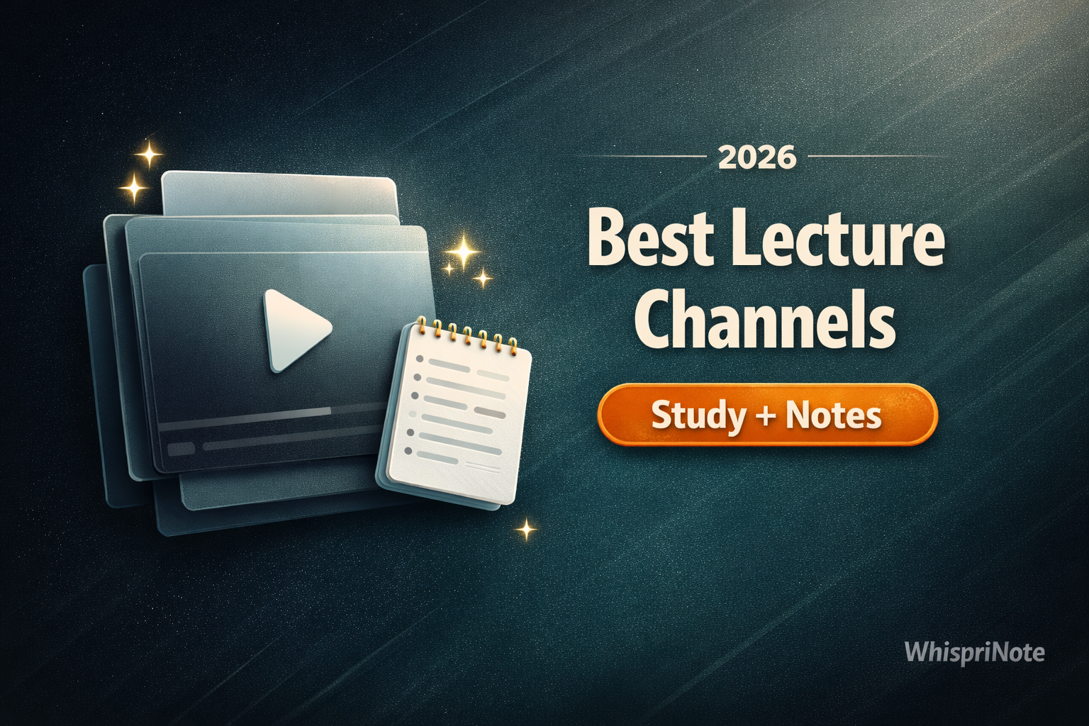 Whisprinote | AI lecture note taker, Transcription & study notes