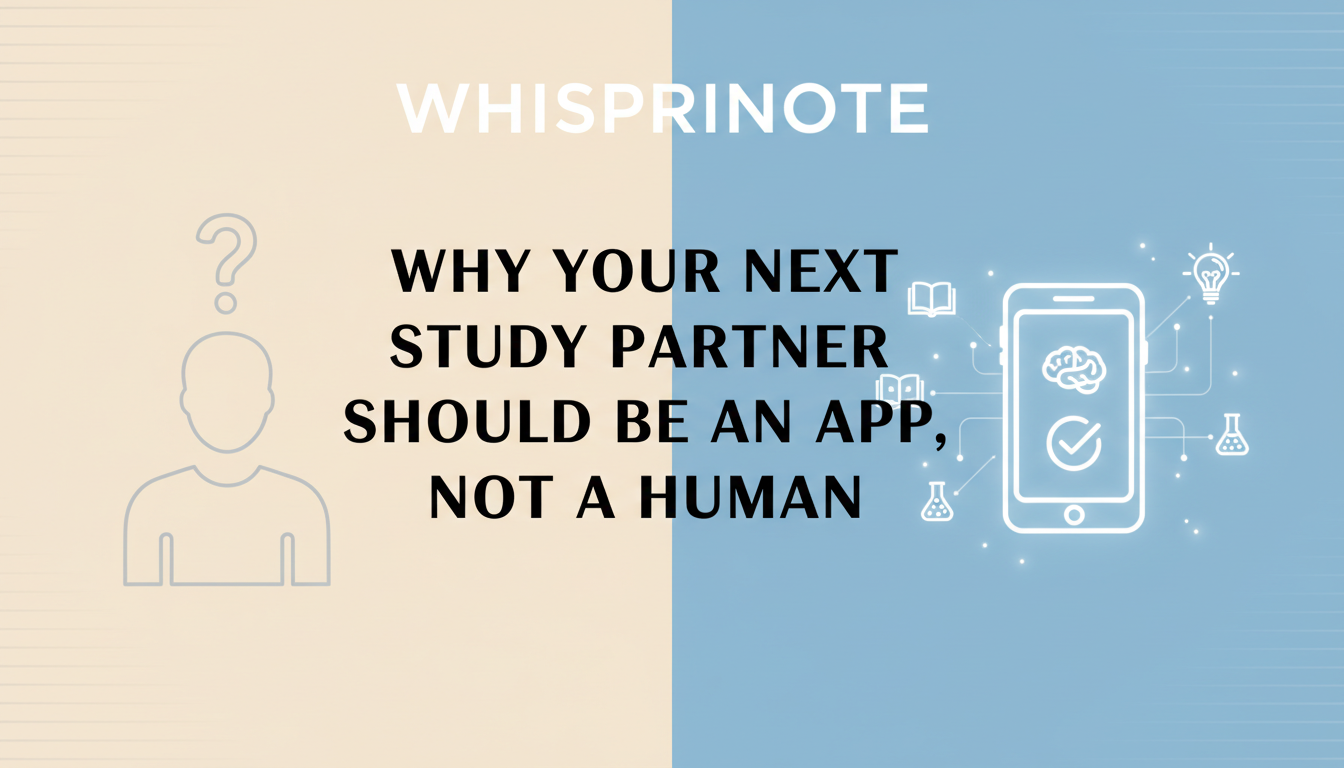 Whisprinote | AI lecture note taker, Transcription & study notes
